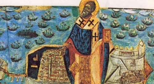 Το θαύμα του Αγίου Σπυρίδωνα κατά των Λατίνων – kimintenia